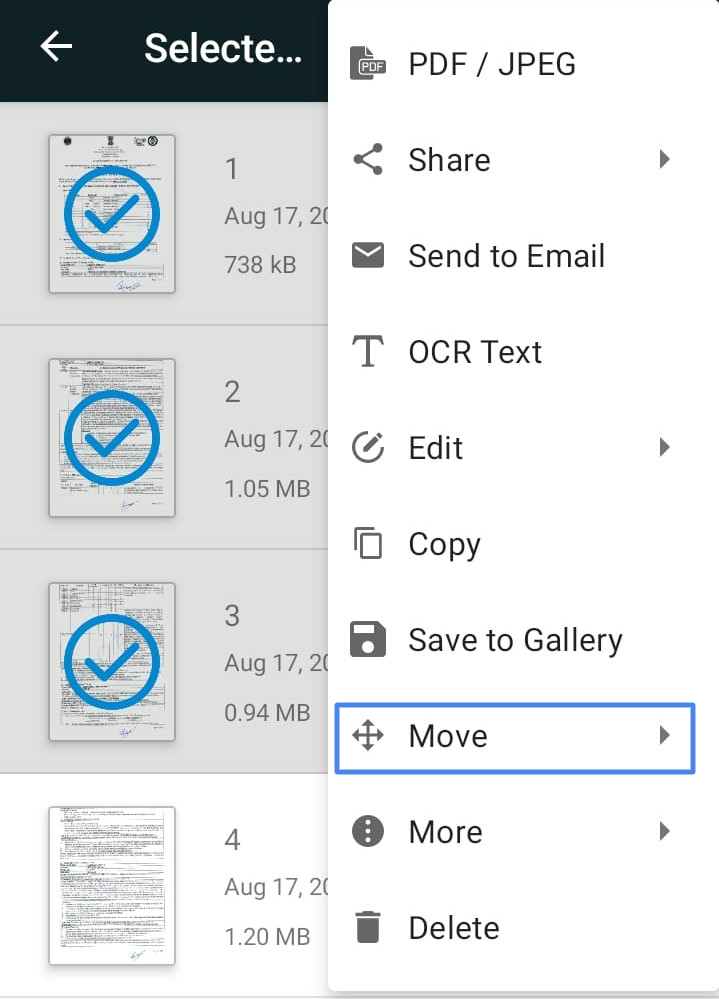 How to Rearrange/Reorder the pages/files in a Document? – Lufick Apps ...