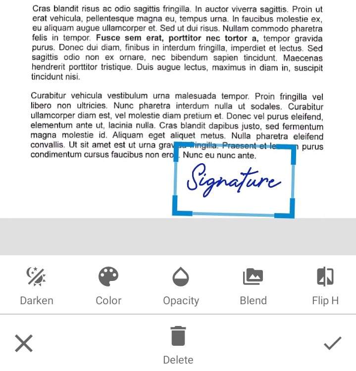 How to add an original signature to a Document? – Lufick Apps Help Center